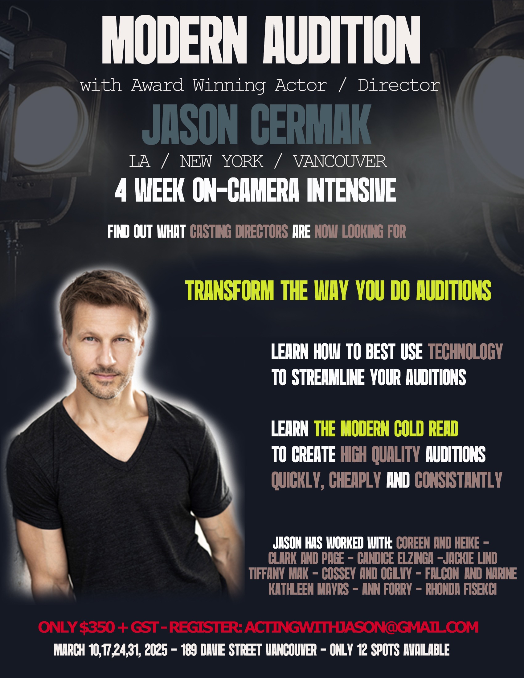Modern Audition Intensive - JasonCermak.com